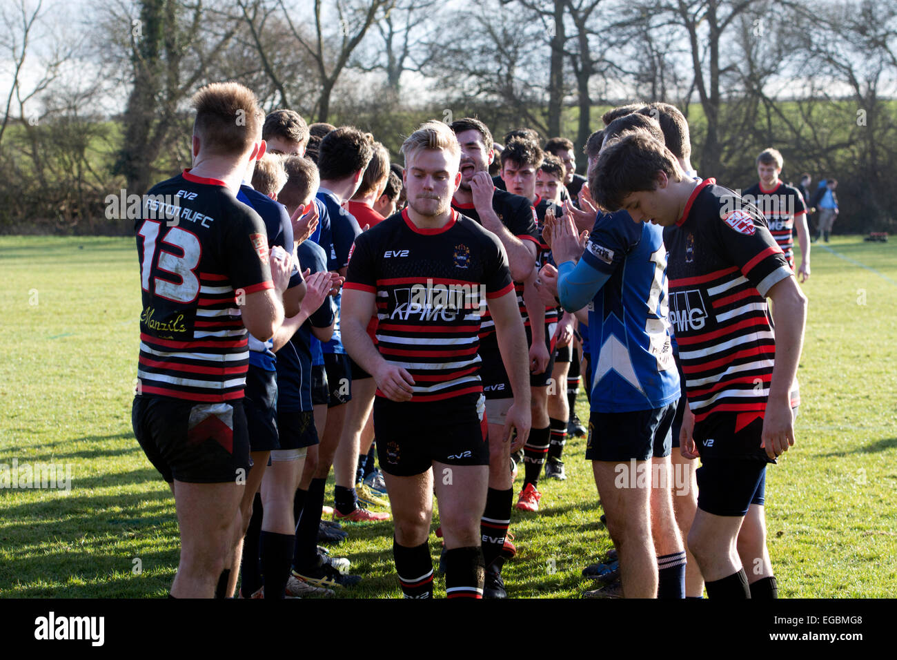 University sport - men`s Rugby Union Stock Photo - Alamy